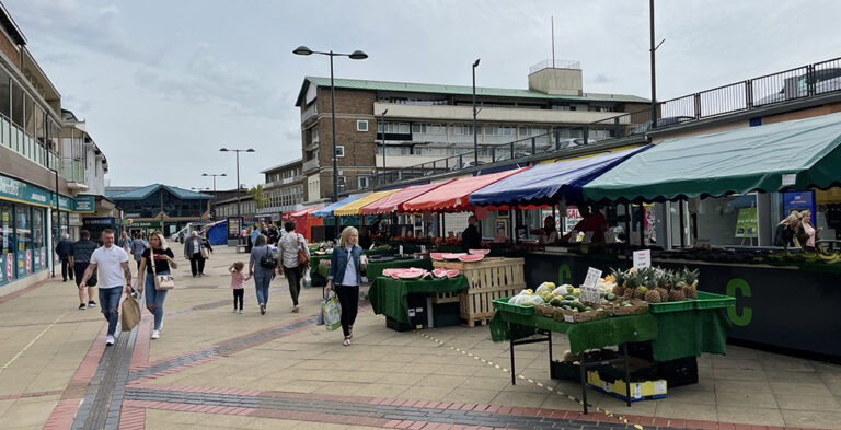 Market : Willow Place & Corby Town Centre Shopping